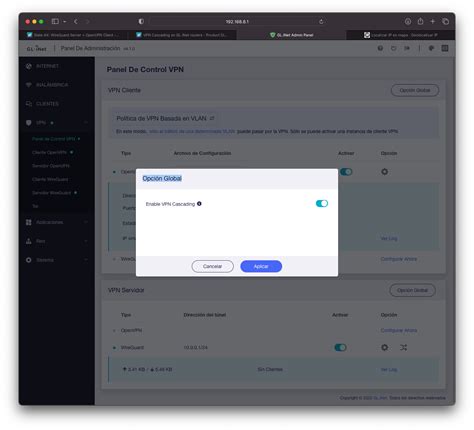 Slate Ax Wireguard Server Openvpn Client Routers Gl Inet
