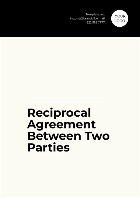 Free Agreement Between Two Companies Format Template To Edit Online