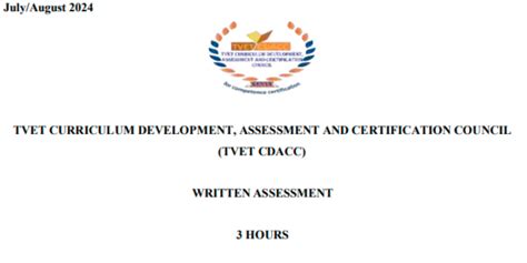 Masonry Level 4 Cdacc Past Papers Ke