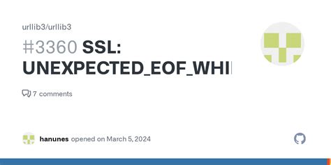 Ssl Unexpectedeofwhilereading · Issue 3360 · Urllib3urllib3 · Github