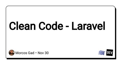 Clean Code Laravel Rdevto