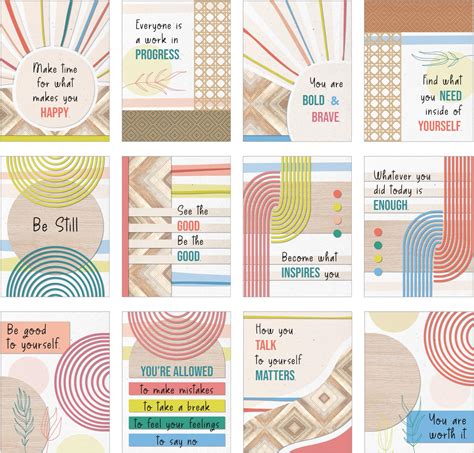 Carson Dellosa True To You 85” X 11” Motivational Posters For