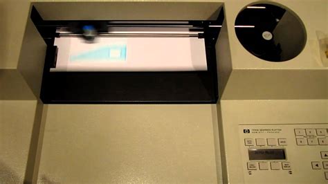 Hp 7550a Testplot Youtube