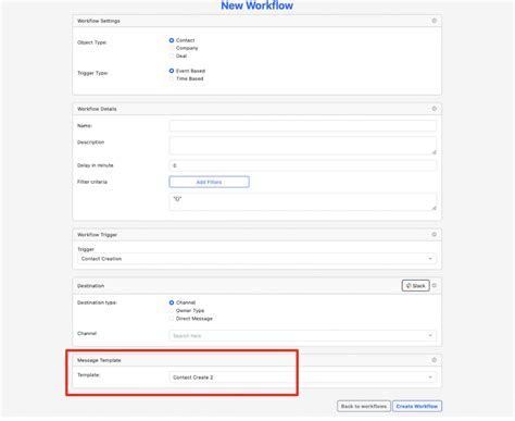 Using Your Message Template In A Sidekick Workflow Sidekick Manual