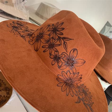 Felt Hat Burning Designs Etsy