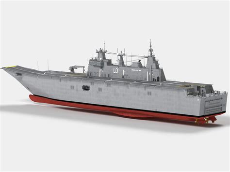 Hmas Adelaide Canberra Class Lhd 3d Model By Mermodels