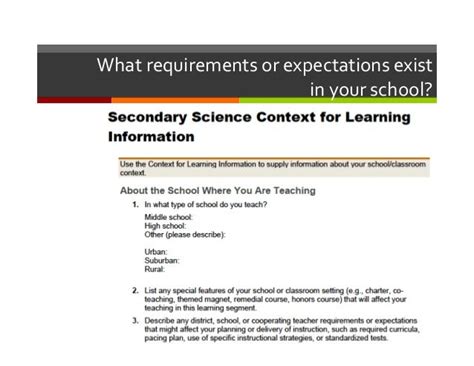 Edtpa Online Module 4 Context For Learning