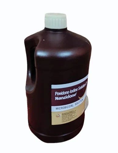 500ml Nanzidone Povidone Iodine Solution Ip Microbicidal Solution At