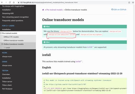 support zipformer · issue 350 · k2 fsa sherpa · github