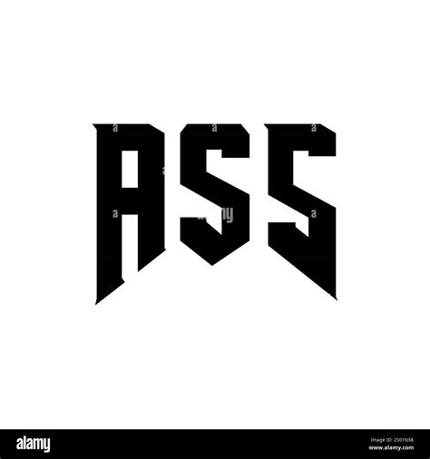 Ass Letter Logo Design For Technology Company Ass Logo Design Black