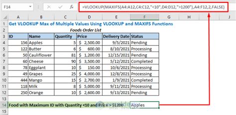 VLOOKUP Max Of Multiple Values With Alternative ExcelDemy