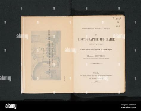 Judicial Photography With An Appendix On Anthropometric Classification