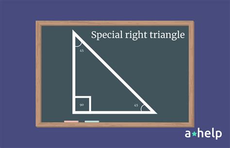 explaining special right triangles in geometry