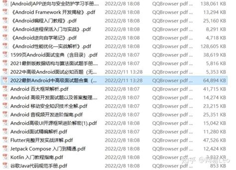 2022全新android面试题归纳汇总（附答案解析）