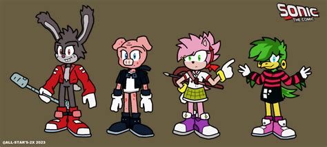 My Redesign Of Sonic Fleetway Characters 12 By As02x On Deviantart
