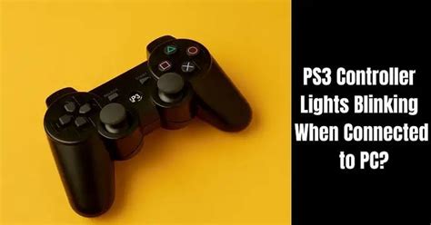 PS3 Controller Lights Blinking When Connected To PC Here S What To Do Ps3 Controller