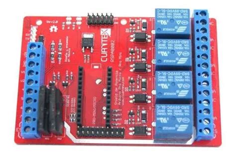 Tarjeta De Relevadores Para Arduino Pro Micro Mini 4 Canales Meses