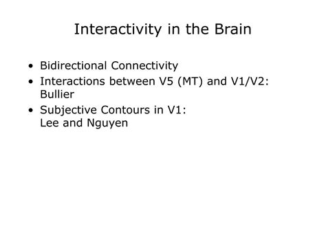 Ppt Interactive Activation Behavioral And Brain Evidence And The Interactive Activation Model