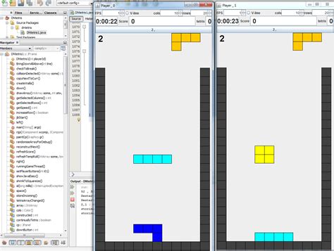 Jimakoskx Tetris For 1 Or 2 Players Not Efficient To Show Java Is