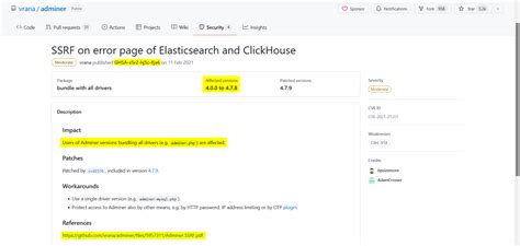 Adminer Ssrf Vulnerability Cve 202121311