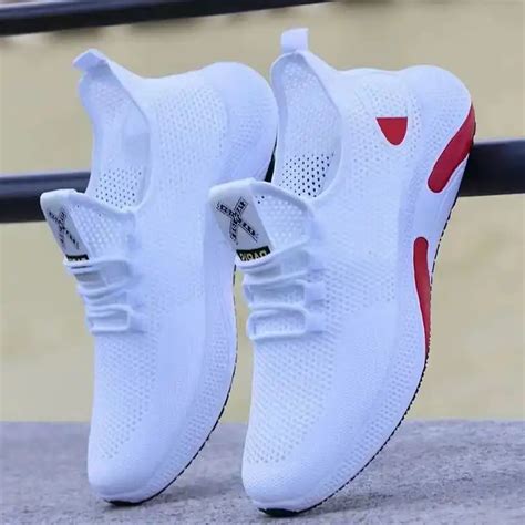 Mens Shoes Summer New Breathable Mesh Sneakers For Running