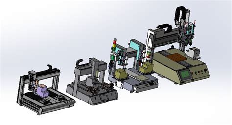Auto Screwdriving Machine 3d Model 135 Ige Unknown Sldas 3ds Fbx Max Obj Free3d
