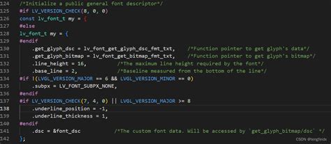 Lvgl 中文字体使用 版本710lvgl V710 Csdn博客