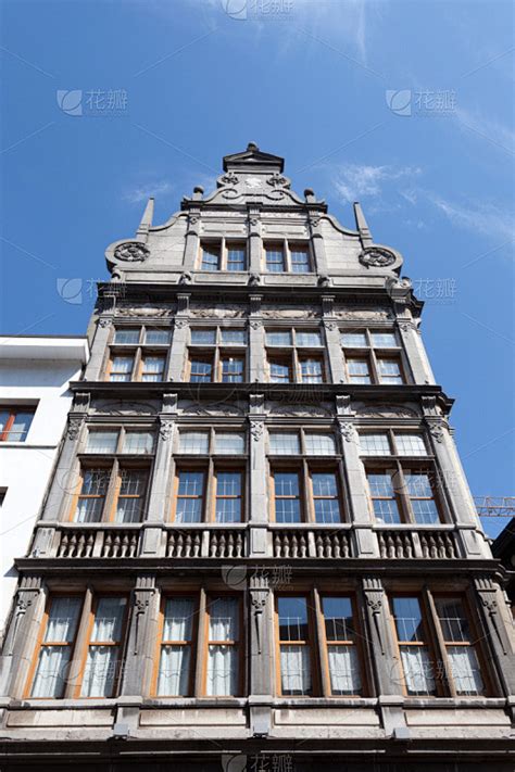 比利时 建筑外部 古老的 安特卫普 安特卫普市 卢森堡公国 山形墙 建筑结构 国内著名景点 当地著名景点