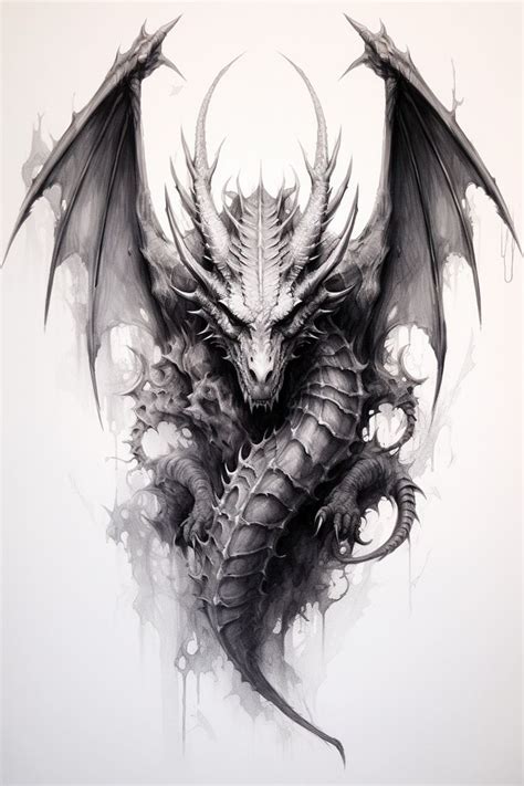 татуировка дракона Dragon Tattoo Sketch Dragon Tattoo Art Dragon Tattoo Designs