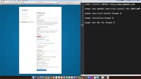 Install Drupal8 And Make Ssl Website In Linux 2019 Simple And Easy