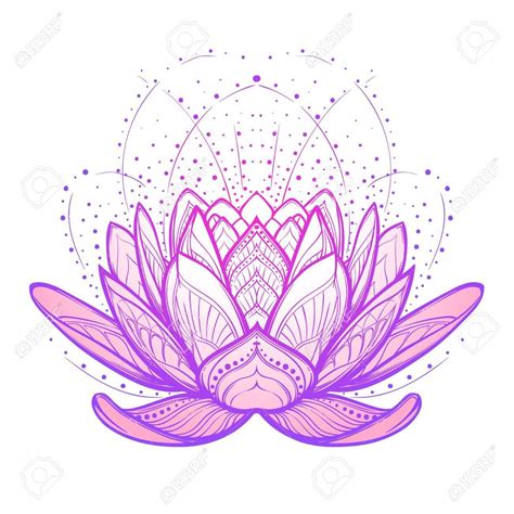 Yoga Colors Lotus Flower Drawing Lotus Flower Art Lotus Flower