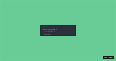 React Code Auto Typing Demo Forked Codesandbox