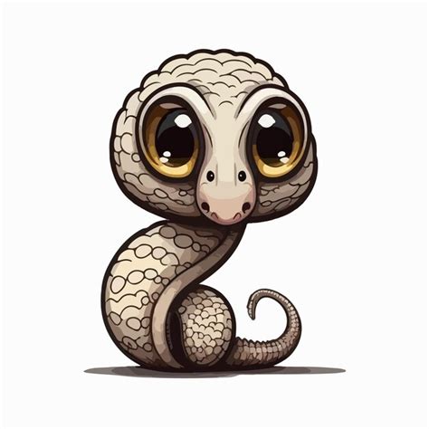 Vector Cute Viper Cartoon Style Premium Ai Generated Vector