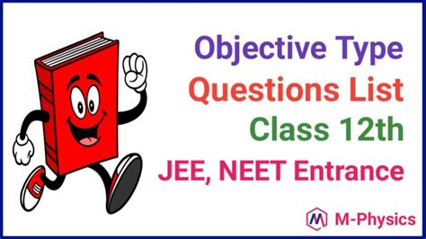 Class Physics MCQs With Answers Chapterwise M Physics Tutorial