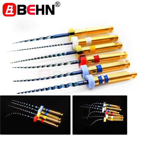 엔도 파일 로터리 치과 Niti 파일 시스템 근관 블루 왕복 파일 치과 모터용 근관 액세서리 팩당 6 개 치과용품 Or 구강용품