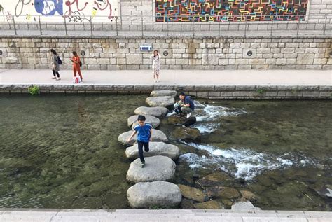 Restoring Calm Seouls Cheonggyecheon Stream Landscape Australia