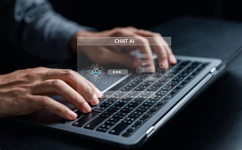 Chat Bot Intelligence Ai Businessman Using Chat In Laptop Chat With Ai Artificial Intelligence