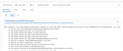 High Crash Rate By Nullpointerexception In 590 To 6010 · Issue