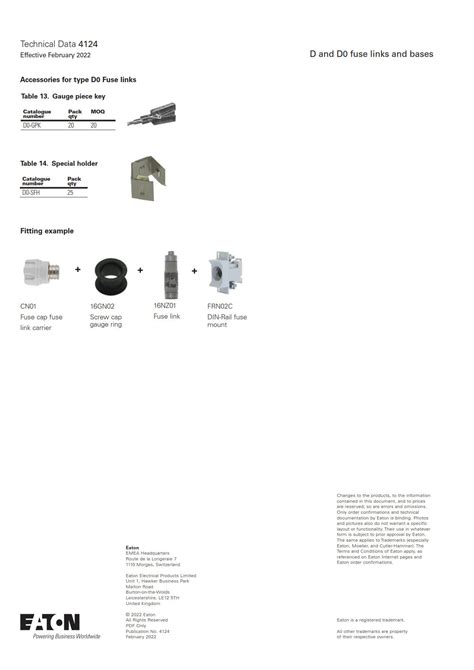 D0 Nz02系列低压保险丝 Bussmann 东莞市臻远智能自动化有限公司 D0 Nz02系列低压保险丝 Bussmann 东莞市臻远智能自动化有限公司