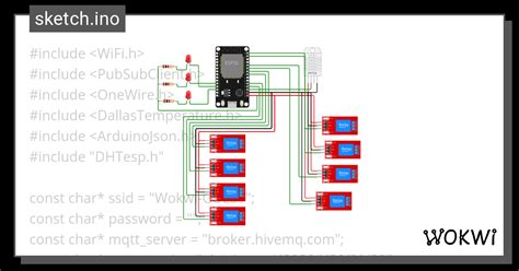 Dht22 Led Esp32 Mqtt Copy 3 Wokwi Esp32 Stm32 Arduino Simulator