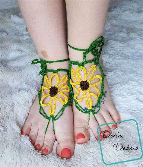 Crochet Barefoot Sandals Pattern 20 Free Patterns