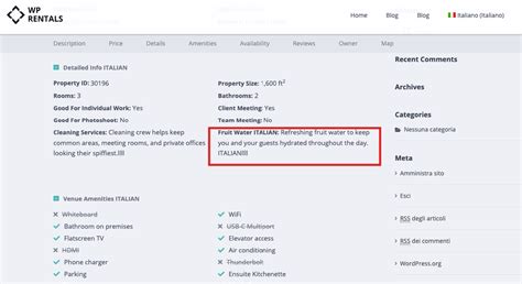 WPML Translate Extra Booking Options Custom Fields Added In Front End WP Rentals Help