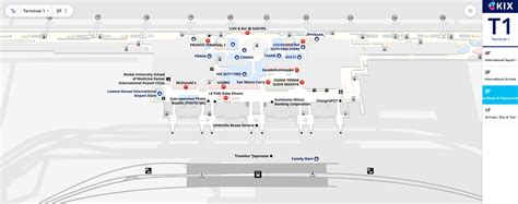 Kansai International Airport Terminal 1 Map Most Up To Date All Maps