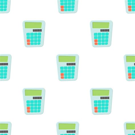 Premium Vector Calculator Pattern Seamless Background Texture Repeat Wallpaper Geometric Vector