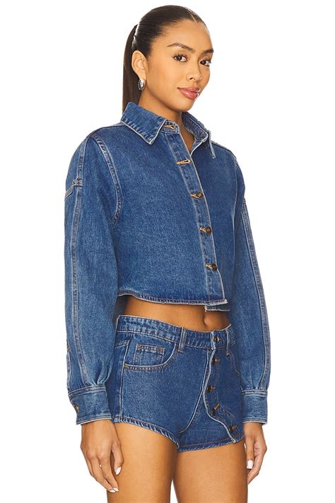 Lioness Sundrenched Shirt In Mid Wash Revolve
