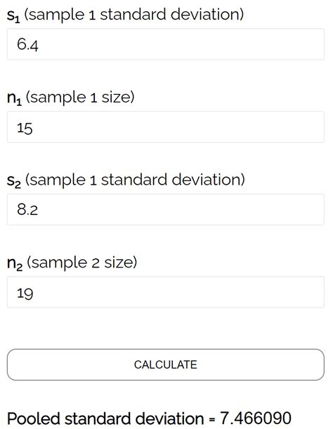 How To Calculate A Pooled Standard Deviation With Example