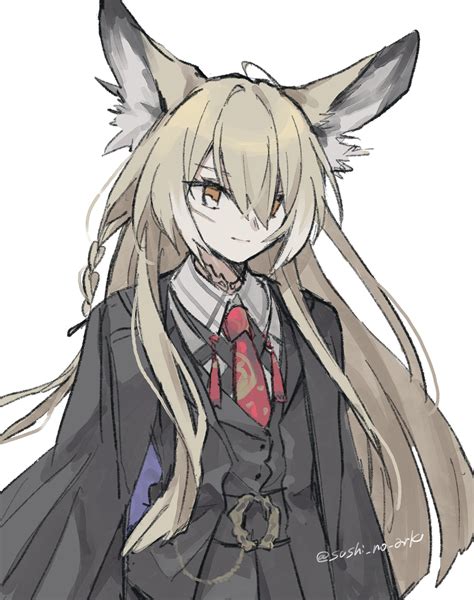 Sushi No Ark Vulpisfoglia Arknights Arknights Highres 1girl