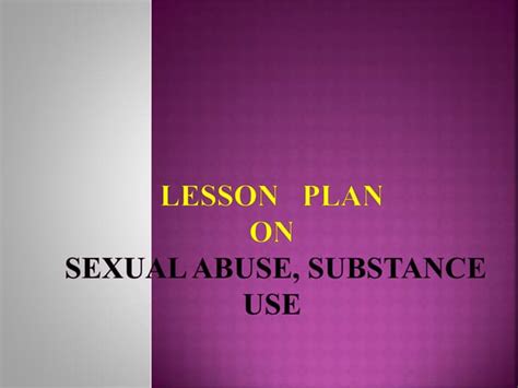 Substance Abuse Sexual Abuse Obstetrics And Gynaecological Nursing Pptx