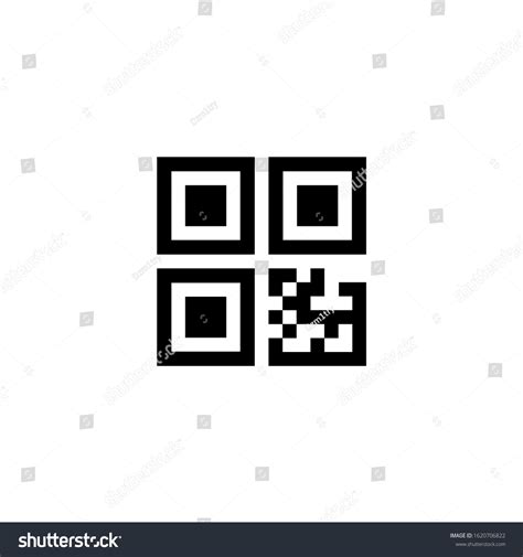 Scan Qr Code Small Icon Clipart Stock Vector Royalty Free Shutterstock