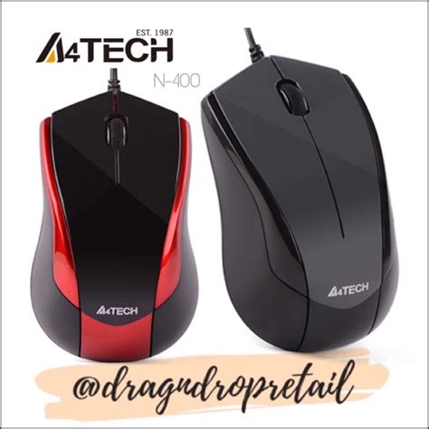 A4tech N 400 V Track Padless Wired Mouse Shopee Philippines